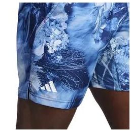 Herren Shorts Adidas Melbourne Ergo Tennis Graphic Shorts Blue XL - Blau - XL