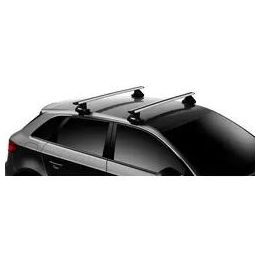 Dachträger Thule mit EVO WingBar Volkswagen T-Cross 5-T SUV Normales Dach 19+