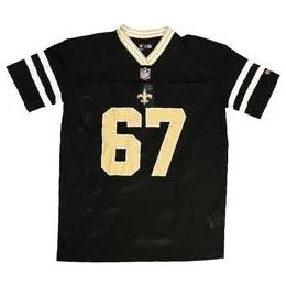 Herren New Era NFL T-Shirt in Übergröße New Orleans Saints - Schwarz - S