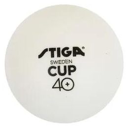 Tischtennisbälle Stiga Cup 40+ ABS White