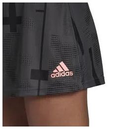 Damen Rock Adidas Club Graphic Tennis Skirt Grey M - grau - M
