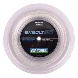 Badmintonsaite Yonex Exbolt 65 White (200 m) - Weiß