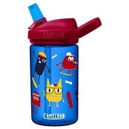 Kinder Trinkflasche Camelbak Eddy+ Kids 0,4l Skate Monsters - Blau