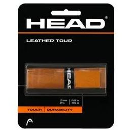 Basisgriffband Head Leather Tour Grip Brown - Braun