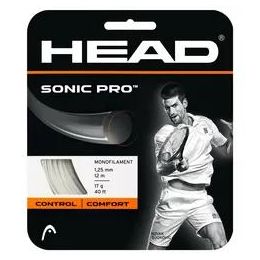 Tennissaite Head Sonic Pro White (12 m) 1,25 mm - Weiß - 1,25 mm