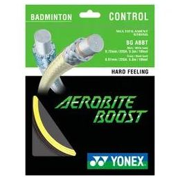 Badmintonsaite Yonex Aerobite Boost (10 m) - grau,Gelb