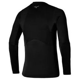 Herren T-Shirt Mizuno Heat Charge BT L/S/Black Größe XL - Schwarz - XL