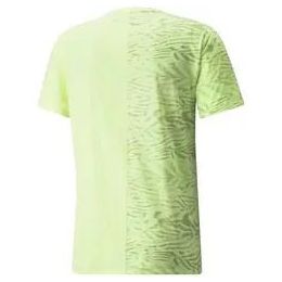 Herren T-Shirt Puma Run Graphic SS Tee Fizzy Light XL - Gelb - XL