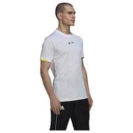Herren T-Shirt Adidas London Freelift Tee M - Weiß - M