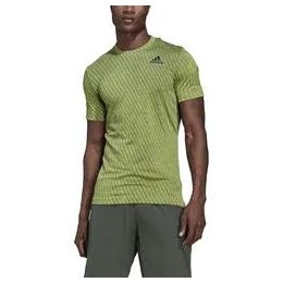 Herren T-Shirt Adidas Tennis Freelift Tee XXL - Grün - XXL