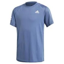 Kinder T-Shirt Adidas B Club 3STR Tee Blue 128 cm - Blau - 128 cm