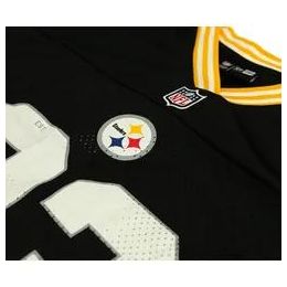 Herren New Era NFL übergroßes T-Stück Pittsburgh Steelers - Schwarz - M