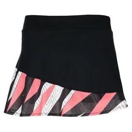 Damen Rock Mizuno Flying Skirt Black/Neon Flame S - Schwarz - S