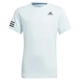 Kinder T-Shirt Adidas Club 3-Stripes Tee 128 cm - Weiß - 128 cm