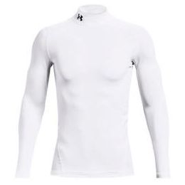 Herren T-Shirt Under Armour ColdGear Armour Comp Mock White XXL - Weiß - XXL