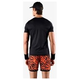 Herren T-Shirt Hydrogen Tiger Tech Tee Black/Orange Tiger XL - Schwarz - XL