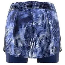 Damen Rock Adidas Melbourne Tennis Skirt Multicolor/Blue L - Blau - L