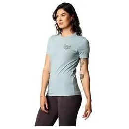 Damen T-Shirt Fox Caveaut Ss Tech - Blau - S