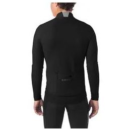 Herren Radtrikot Giro Chrono Thermal LS L - Schwarz - L