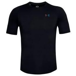 Herren T-Shirt Under Armour HG Rush 2.0 Comp SS schwarz, XL - Schwarz - XL