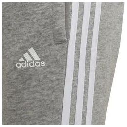 Kinder Trainingshose Adidas Essentials 3-Stripes Medium Grey Heather - grau - 110 cm
