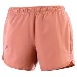 Damen Shorts Salomon Agile Short W Brick Dust XS - orange - XS