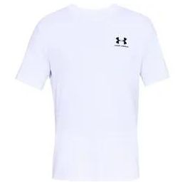 Herren T-Shirt Under Armour Sportstyle Left Chest SS White, XS - Weiß - XS