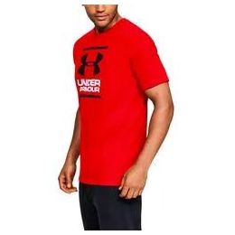 Herren T-Shirt Under Armour Foundation SS T rot, LG - Rot - L