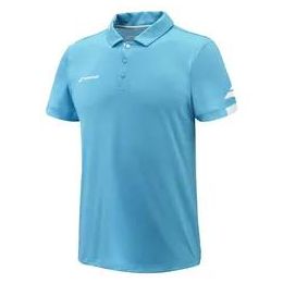 Herren T-Shirt Babolat Play Polo Men Cyan Blue L - Türkis - L