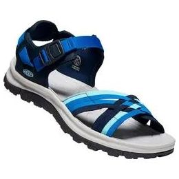 Damensandalen Keen Terradora II Strappy Open Toe Navy / Mykonos blue, US 7 - Blau - US 7