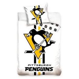 Bettwäsche NHL Pittsburgh Penguins White - Weiß - 140 × 200 / 70 × 90 cm