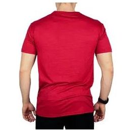 Herren T-Shirt Virtus Joker Melange SS Tee Red, L - Rot - L