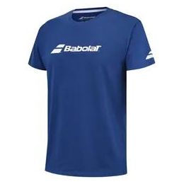 Herren T-Shirt Babolat Exercise Babolat Tee Men Sodalite Blue L - Blau - L