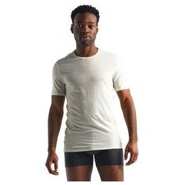 Herren T-Shirt Icebreaker Anatomica SS Crewe bílé XL - Weiß - XL