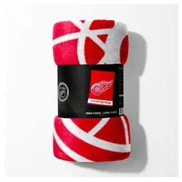 Decke Official Merchandise NHL Detroit Red Wings Essential 150x200 cm - Rot,Weiß - 150 × 200 cm