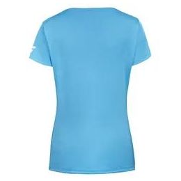 Mädchen T-Shirt Babolat Play Cap Sleeve Top Girl Cyan Blue 8 - 10 Jahre - Türkis - 8 - 10 Jahre