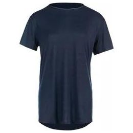 Damen T-Shirt Endurance Lizzy Slub Dark Blue, 36 - Blau - 36