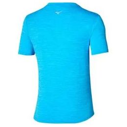 Herren T-Shirt Mizuno Core RB Tee Swim Cap XL - Türkis - XL