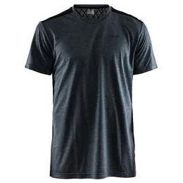 Herren T-Shirt Craft Charge Black, S - Schwarz - S