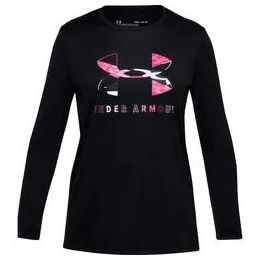 Mädchen T-Shirt Under Armour Tech Graphic Big Logo LS T-Shirt-BLK M - Schwarz - M