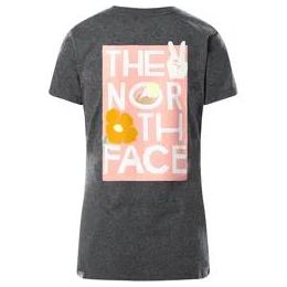 Damen T-Shirt The North Face Graphic S/S Tee TNF Medium Grey Heather XS - grau - XS