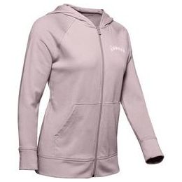 Damen Hoodie Under Armour Rival Terry Fz Hoodie XS - Rosa - XS