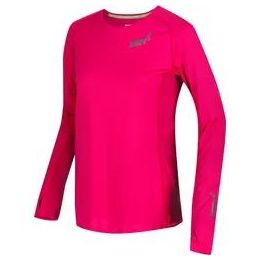 Damen T-Shirt inov-8 Base Elite LS Pink EUR 38 - Rosa - 38