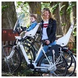 Fahrrad Kindersitz Urban Iki Rear seat Carrier mounting Shinju White/Bincho Black - Schwarz