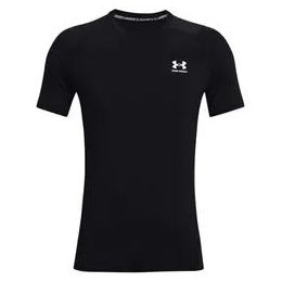 Herren T-Shirt Under Armour HG Armour Fitted SS-BLK XL - Schwarz - XL
