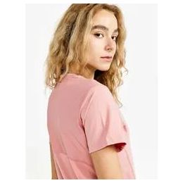 Damen T-Shirt Craft Essence SS Pink L - Rosa - L