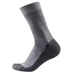Socken DEVOLD Multi Medium Sock 38-39, Grey Melange - grau - 38-40