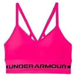 Damen Sport BH Under Armour Seamless Low Long Htr Bra rosa, XL - XL