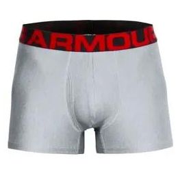Herren Boxer Shorts Under Armour Tech 3" 2 Pack grau, LG - L