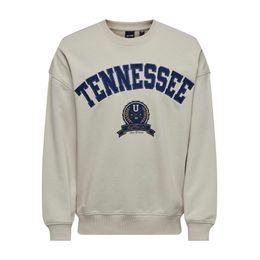 Only & Sons Only & Sons Sweatshirt 'Lawson' Herren Gr&ouml;&szlig;e XL navy / gold / offwhite